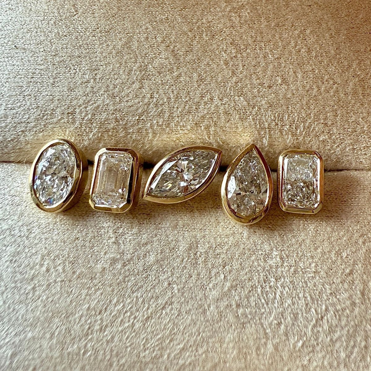 Bezel Jewelry Collection | Modern Gold Styles – The Perfect Hoop